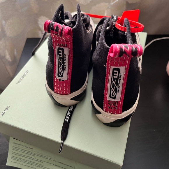 Off-White | Shoes | Offwhite Mid Top Vulcanized Sneaker | Poshmark
